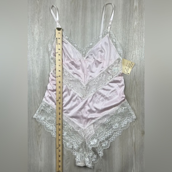 jcpenney | Intimates & Sleepwear | New With Tags Vtg Lingerie Pink Lace ...